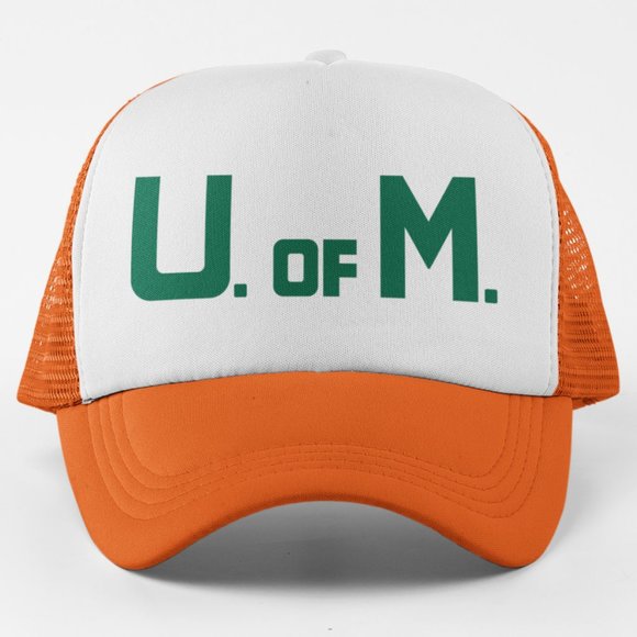 Accessories | New Miami Hurricanes U Of M 1926 Foam Trucker Mesh ...